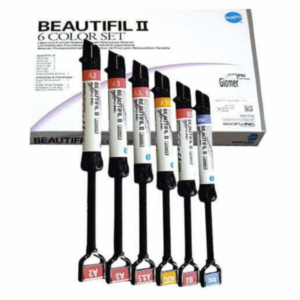 Resinas Beautifil II Six Color Set - Shofu Dental Corporation